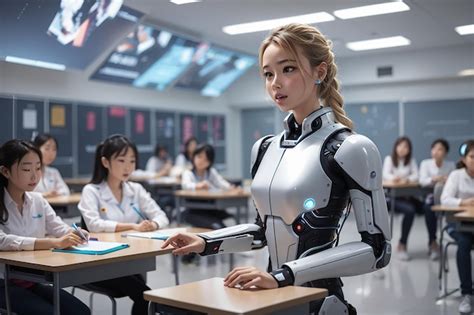 Premium Ai Image Ai As The Teaching Assistant Empowering Educators In