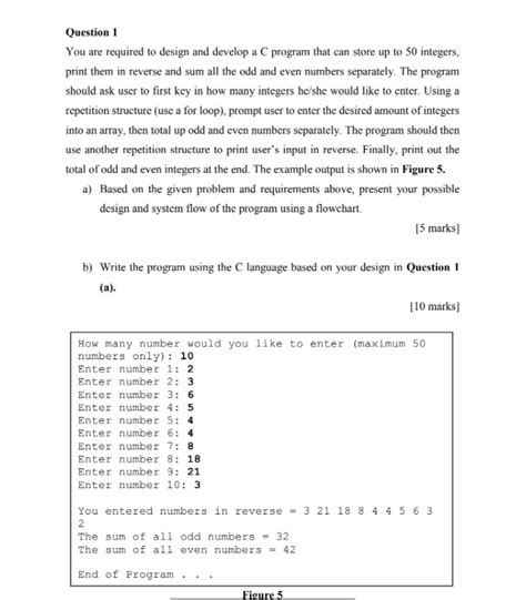 Solved Question 1 You Are Required To Design And Develop A C