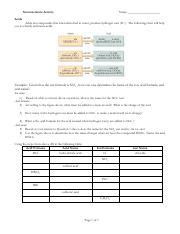 Classify And Name Acids Nomenclature Activity Guide Course Hero