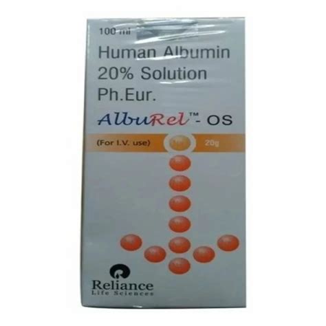 Albumin Alburel Os For Hospital Cool Dark Place At ₹ 3850 Bottle In Ahmedabad