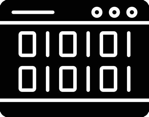 Coding Glyph Icon Vector Art At Vecteezy