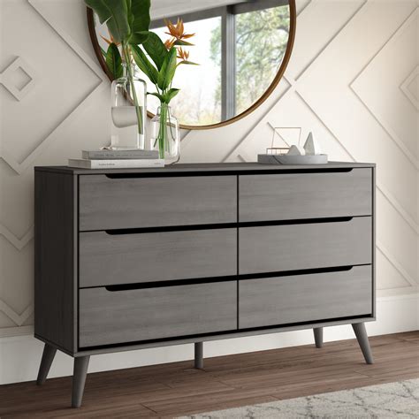 Mercury Row® Stalter 6 Drawer Dresser And Reviews Wayfair