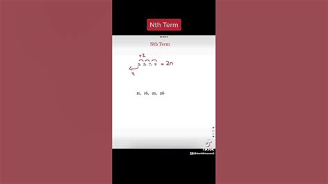 Nth Term Explained Youtube Nth Term Explained Youtube
