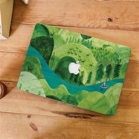 Macbook Pro Case Green Etsy