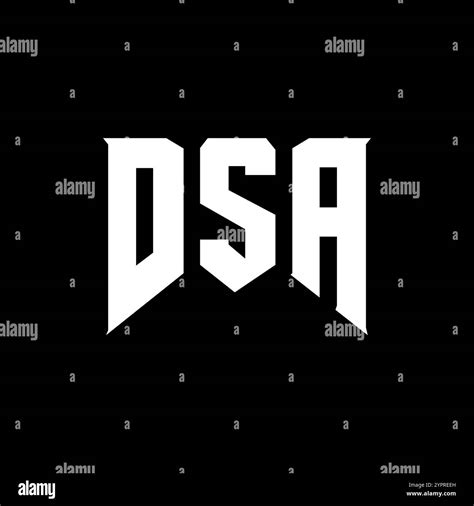 Dsa Letter Logo Design For Technology Company Dsa Logo Design Black