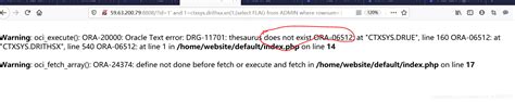 Oracle注入——报错注入ctxsysdrithsxsn Csdn博客