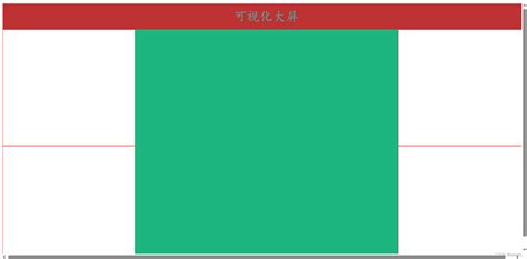 关于可视化大屏布局快速搭建 Csdn博客