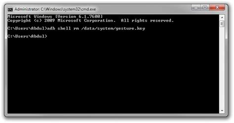 How To Bypass Disable Pattern Unlock On Android Via ADB Commands