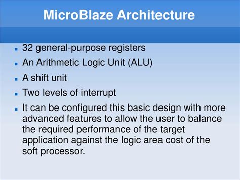 Ppt Microblaze Soft Processor Core Powerpoint Presentation Free