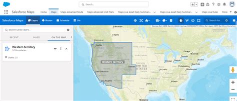 How To Create Territories Using Shape Layer In Salesforce Map