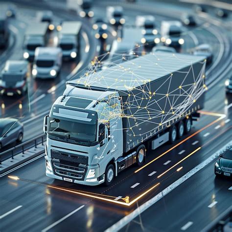 Optimizing Operations With A Vehicle Fleet Tracking System Premium Ai Generated Image