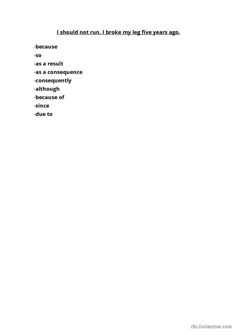 List Of Common Linking Words Exampl… English Esl Worksheets Pdf And Doc