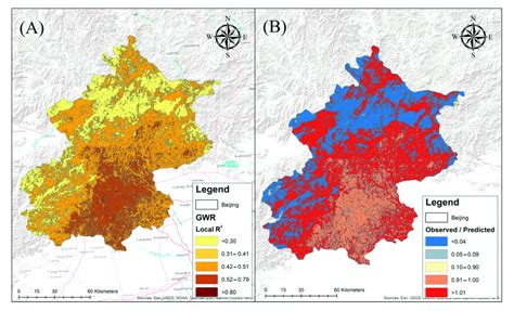 a spatiotemporal variance of global parameters derived from a gwr