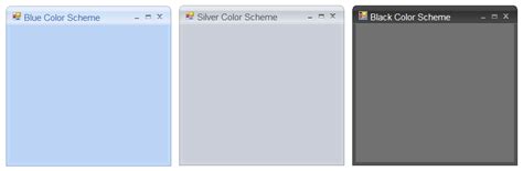 color schemes in windows forms office2007form control syncfusion®