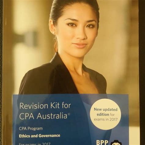 cpa australia bpp revision kit ethics and governance 興趣及遊戲 書本 and 文具