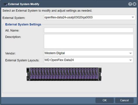 File External System Modify OSNEXUS Online Documentation Site