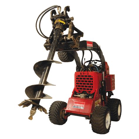 Mini Loader Post Hole Attachment For Rent Kennards Hire