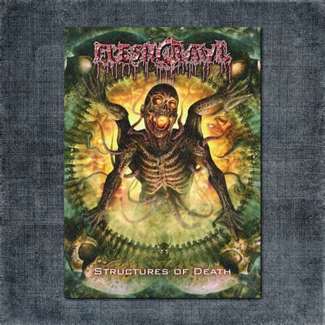 Fleshcrawl Back Patch Fleshcrawl Structures Of Death Big Back Patch