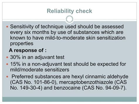 Skin Sensitization Test Oecd 406 Pptx First Aid Injuries