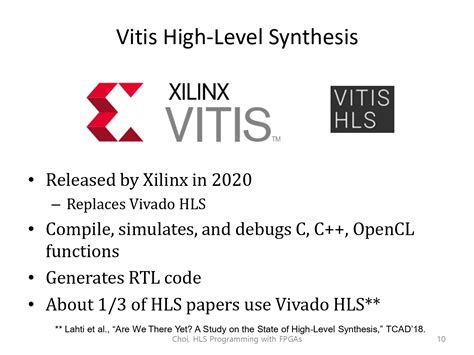 High Level Synthesis Programming With Fpgas 0장
