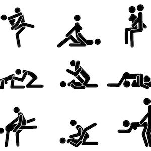 Sexual Positions SVG Sex SVG Fuck Positions Svg Sex Silhouette Kama Sutra Set Kamasutra