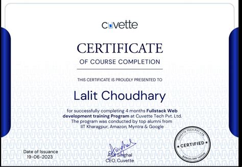 Fullstackdeveloper Webdevelopment Cuvettecertificate Web