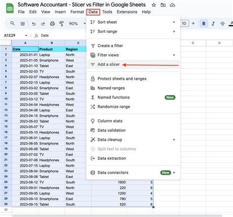 Slicer Vs Filter In Google Sheets
