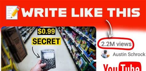 YOUTUBE SUCCESS How To Write A VIRAL YOUTUBE VIDEO SCRIPT