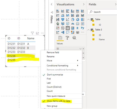 Solved Left Outer Join In Modelling Not Merging Or Dax Microsoft Fabric Community