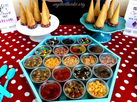 Display Of Toppings For Ice Cream Social Ice Cream Toppings Icecream