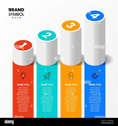 Infographic Template With Icons And 4 Options Or Steps Columns Can Be