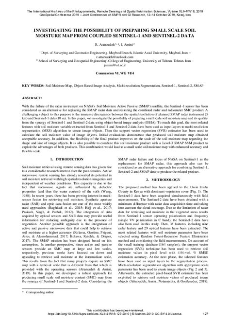 Pdf Investigating The Possibility Of Preparing Small Scale Soil