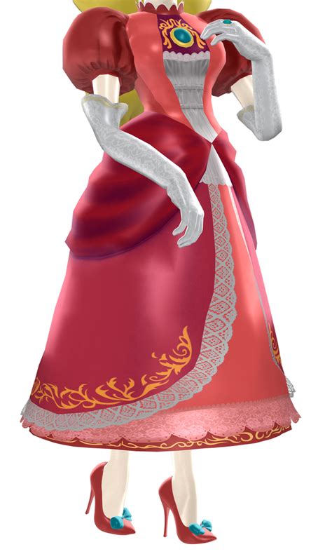 Ssbu Peach 3 Head Out The Frame No Background By Mario And Sonic