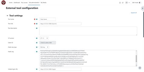 Lti Moodle Integration Using Pylti 13 Pythonflask Game Example