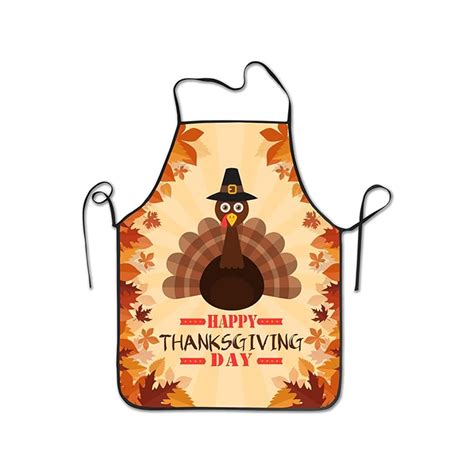 Kitchen Thanksgiving Turkey Apron Readortex