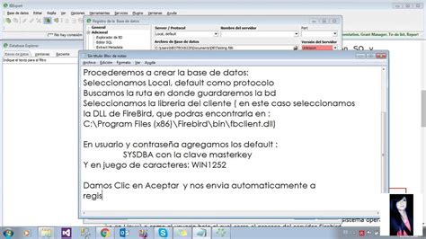 Crear Base De Datos Firebird Con Ibexpert Youtube