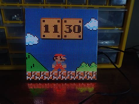 Mario Bros Clock Details