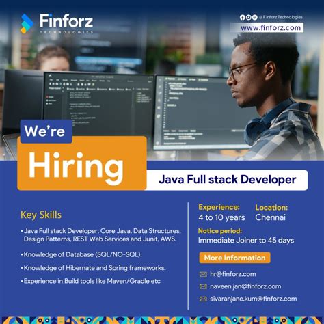 Hareesh Nair Ps On Linkedin Hiringnow Jobopenings Javafullstackdeveloper Jobhiring