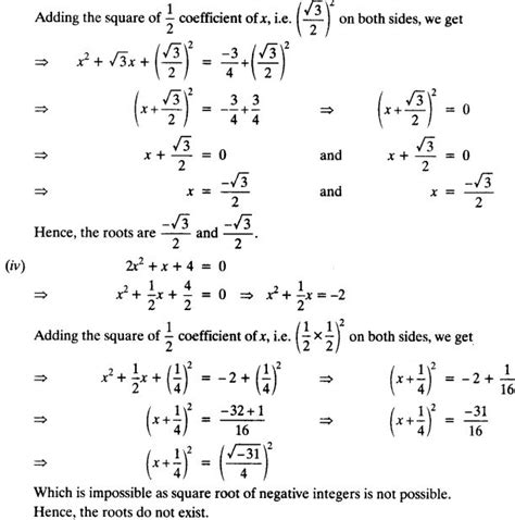 Ncert Solutions For Class 10 Maths Chapter 4 Quadratic Equations Ex 4 1 In 2024 Quadratics