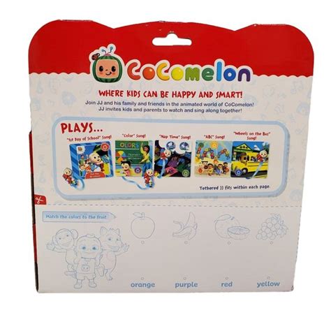 Cocomelon Toys Cocomelon Fun Day At School Plush Book Cocomelon
