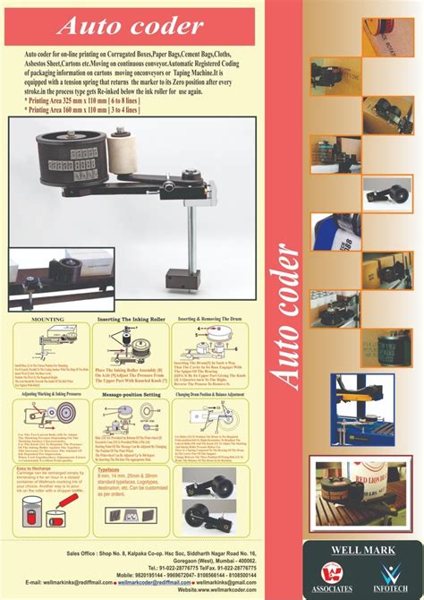 Cartoon Hdpe Woven Sacks Batch Coding Machine Coder Big Hand Marker At ₹ 4200set Motilal