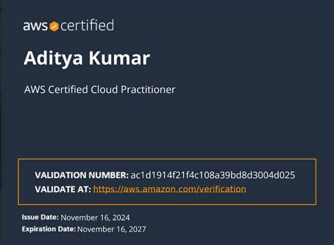 Aditya Kumar On Linkedin Ive Obtained A New Certification Aws Certified Cloud Practitioner From