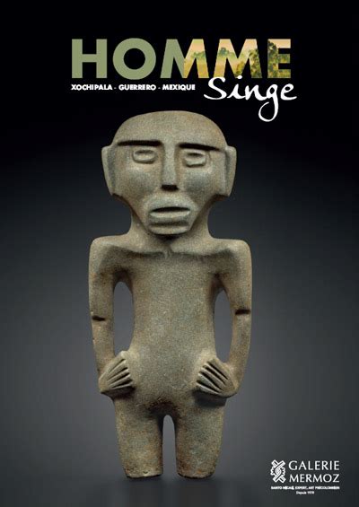 Homme Singe Xochipala Galerie Mermoz