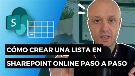 Tutorial Cómo Crear Una Lista En Sharepoint Online Desde Cero Youtube