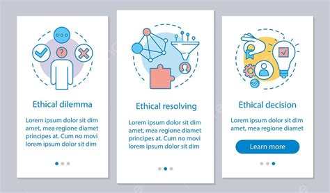 Vector Template Of Mobile App Page Screen For Onboarding With Ethical Resolving Vector App