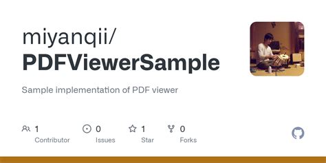 Github Miyanqiipdfviewersample Sample Implementation Of Pdf Viewer