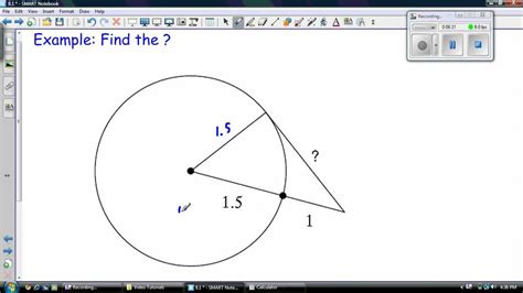 Lines Tangent To A Circle Worksheet