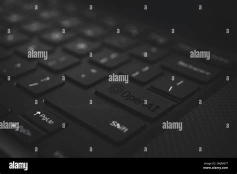 openai chatgpt logo on pc keyboard chatgpt is a chatbot launched by