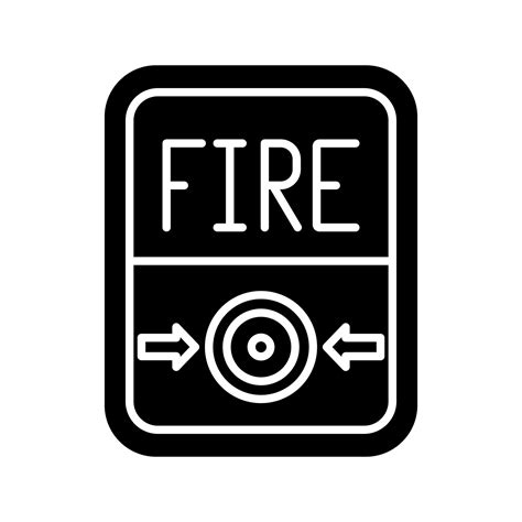 Fire Button Vector Icon 14735041 Vector Art At Vecteezy