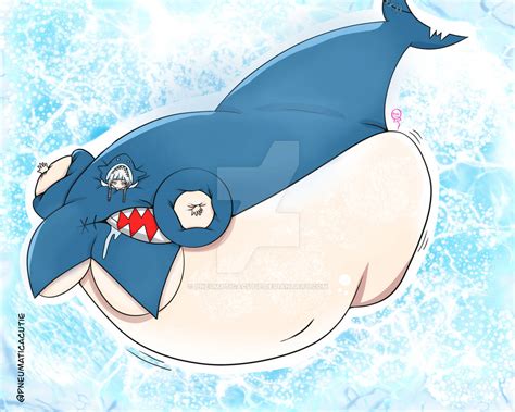 Lumpy Inflated Gawr Gura By Pneumaticacutie On Deviantart